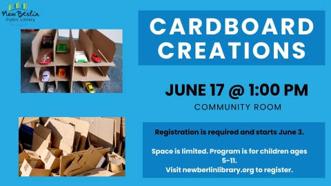 Cardboard Creations | New Berlin Public Library